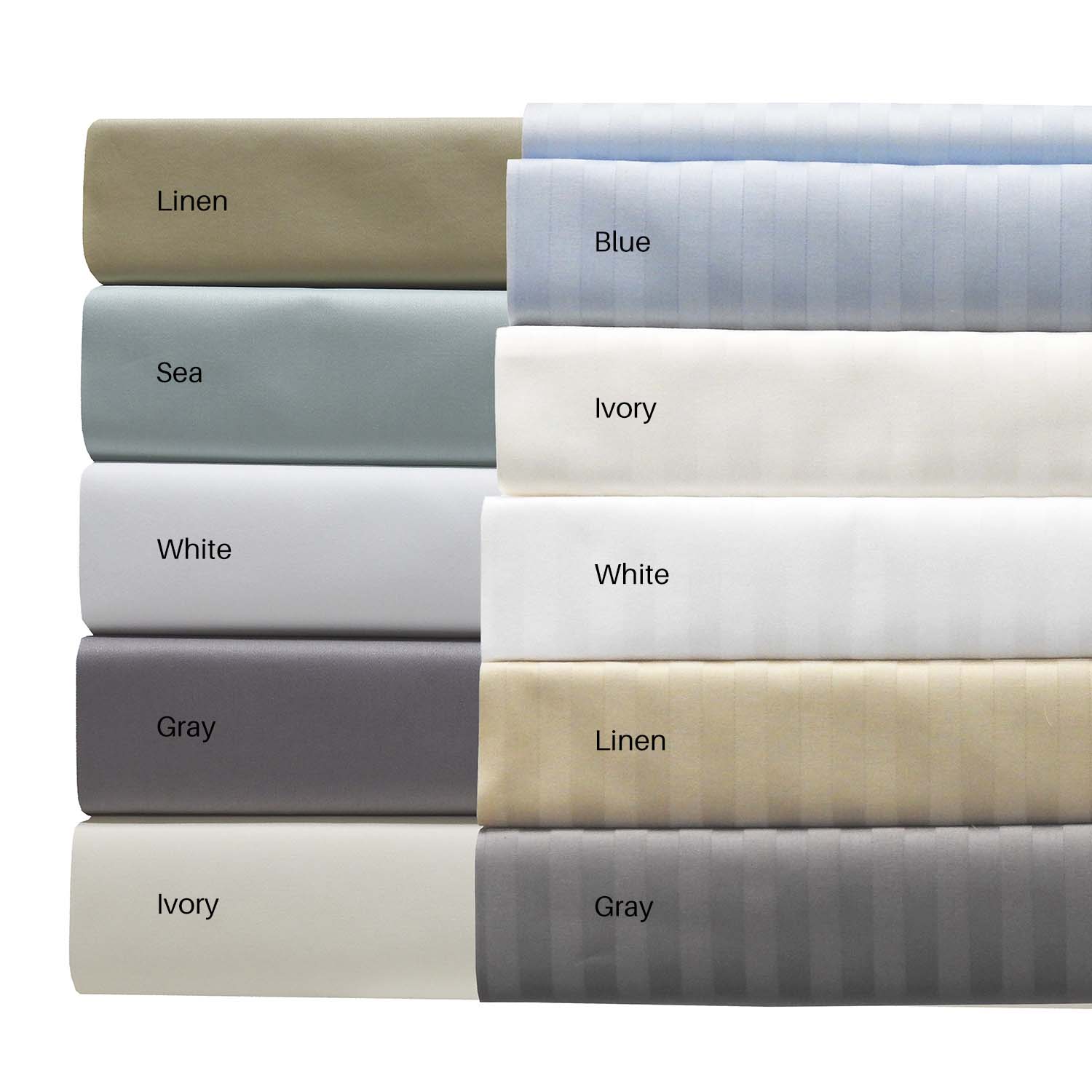 Made in USA Extra Deep Pockets Sheet Set (22-inches) 100% Cotton – Soft ...